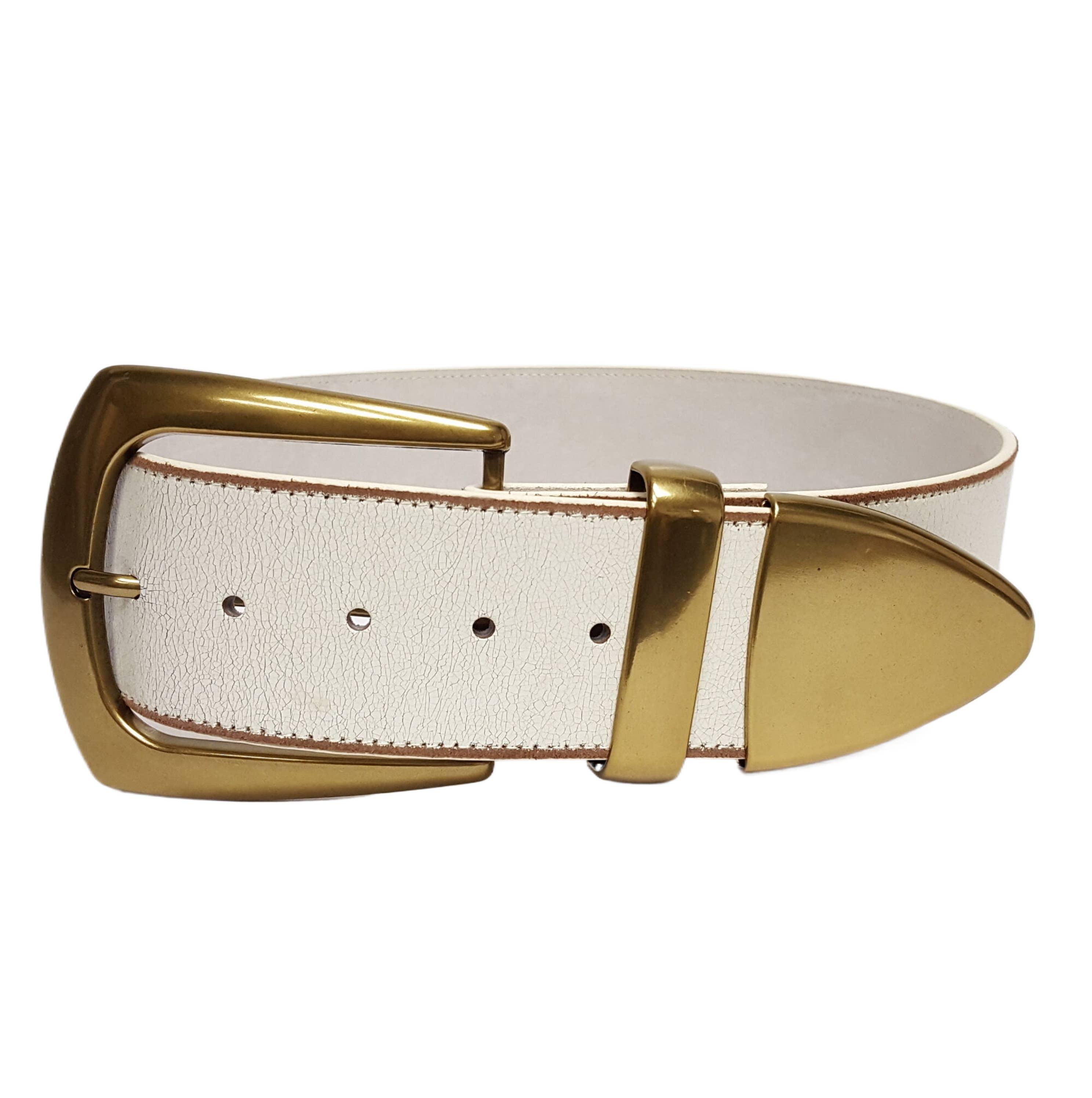 Wide Width Leather Belt with Statement Buckle Set – Christina Greene